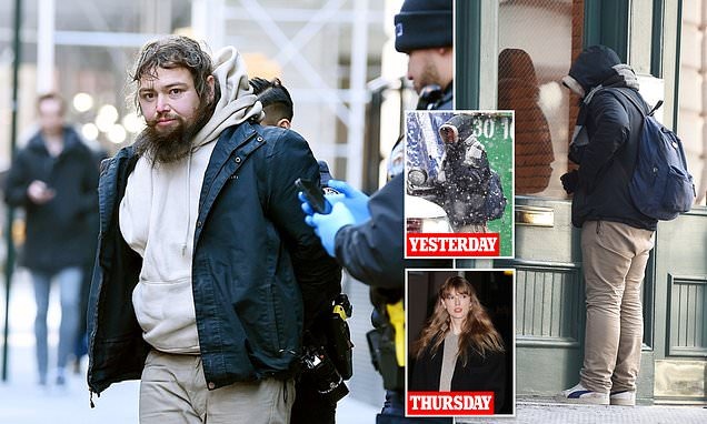 Taylor Swift’s ‘stalker’ is arrested outside star’s snowy NYC apartment ...