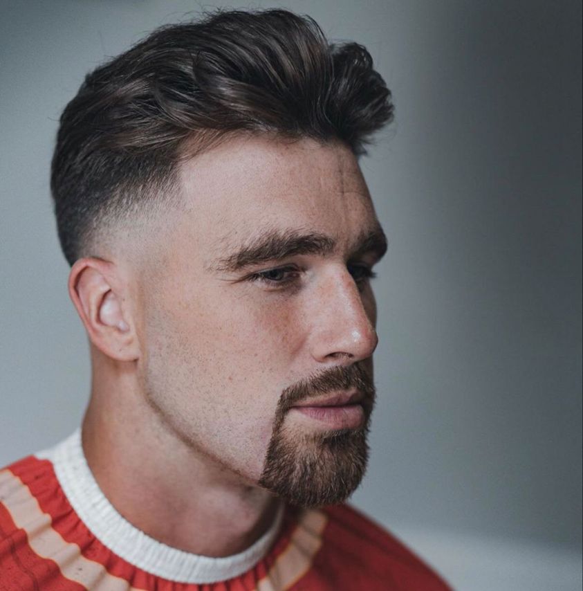 Fans given a sneak peek at Travis Kelce’s new hairstyle ahead of Chiefs ...