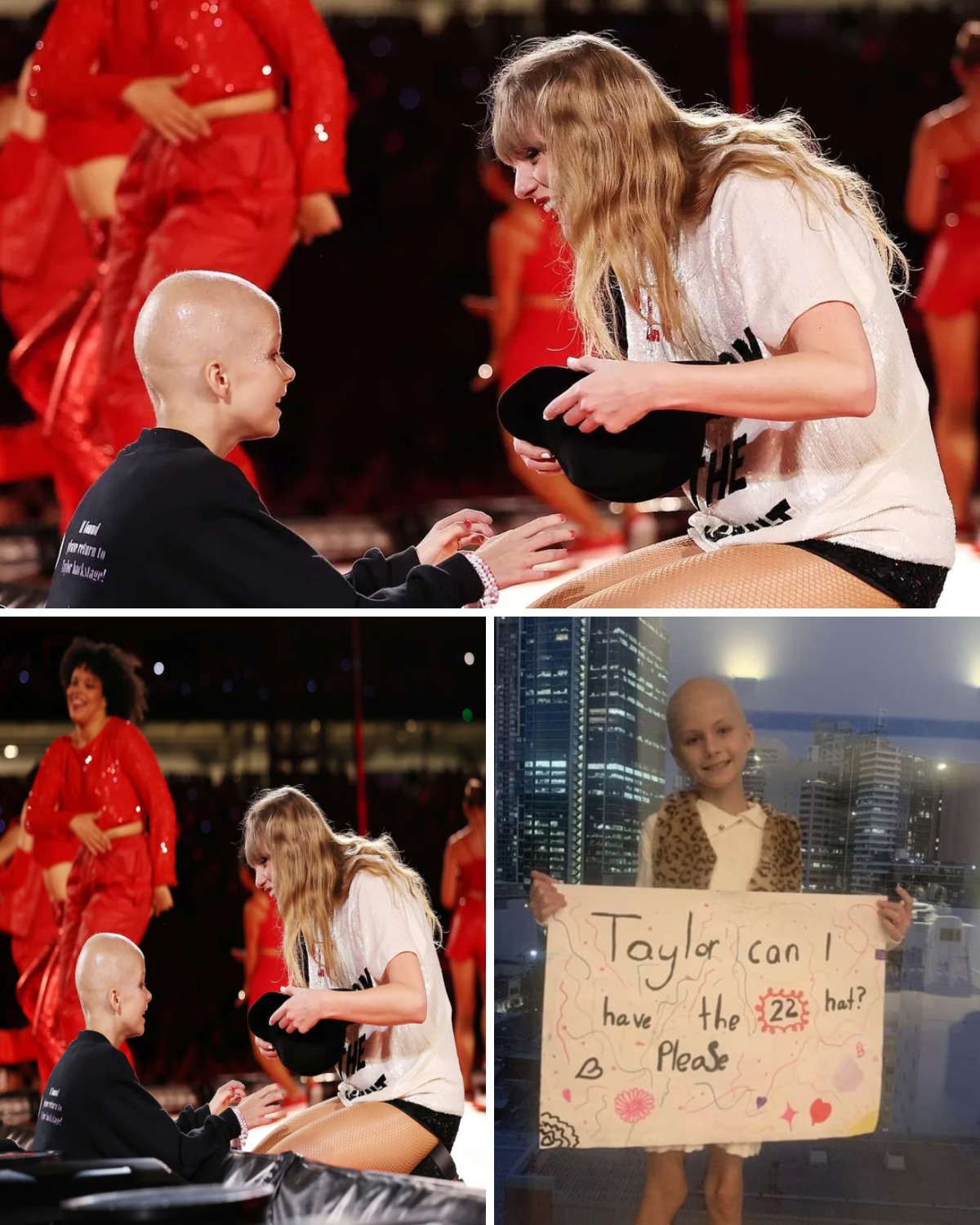 Taylor Swift surprises 9-year-old cancer patient with a heart-melting ...