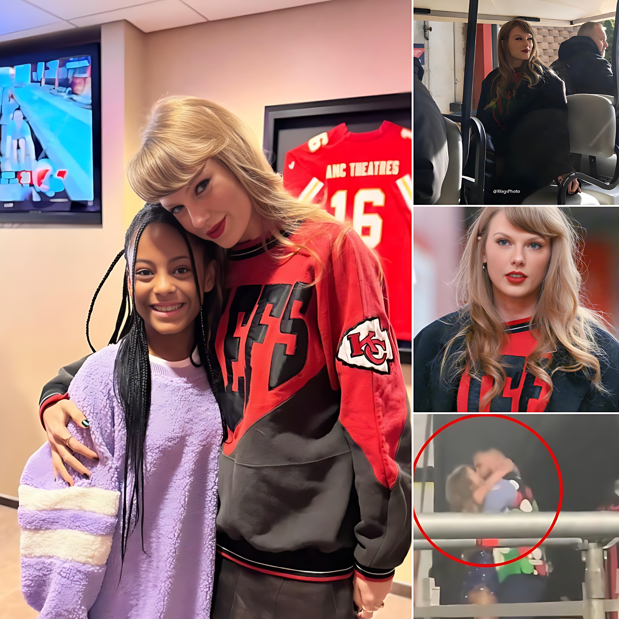 Taylor Swift effortlessly channels ’90s nostalgia in a vintage Chiefs ...