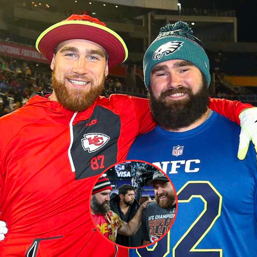Jason Kelce says his brother, Travis Kelce, had to move from his Kansas City home for “safety ...