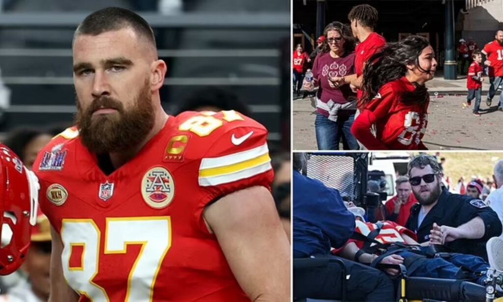 Travis Kelce ‘heartbroken’ over ‘tragic’ shooting at the Kansas City Chiefs’ Super Bowl parade ...