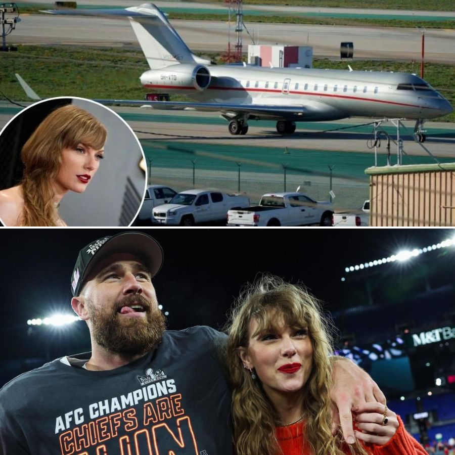 (HOT) Taylor Swift Lands At LAX Ahead Of Super Bowl LVIII To Cheer On Travis Kelce & Kansas City ...