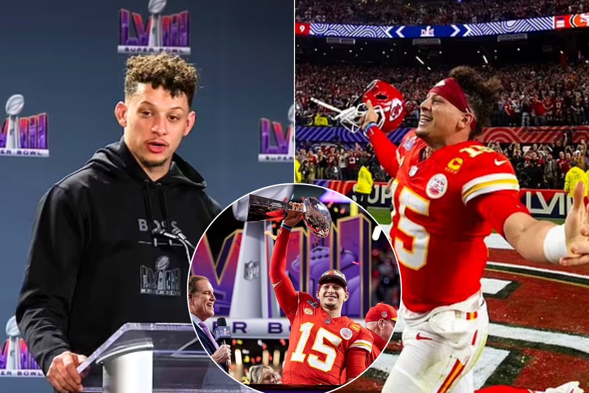 Patrick Mahomes shifts his focus to next season after Super Bowl glory in Vegas as he targets a ...
