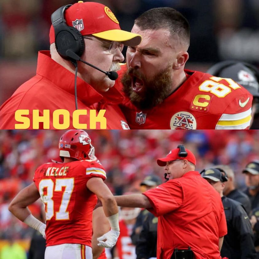 Super Bowl News: Furious Travis Kelce grabs, screams at coach Andy Reid ...