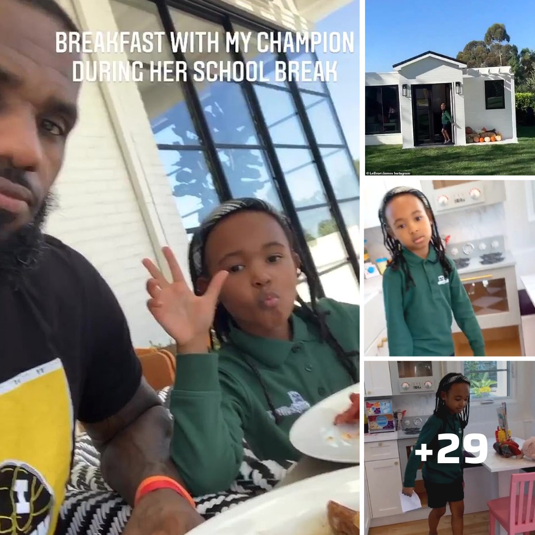 Gift for my princess’: LeBron James shows off huge playhouse he bought ...