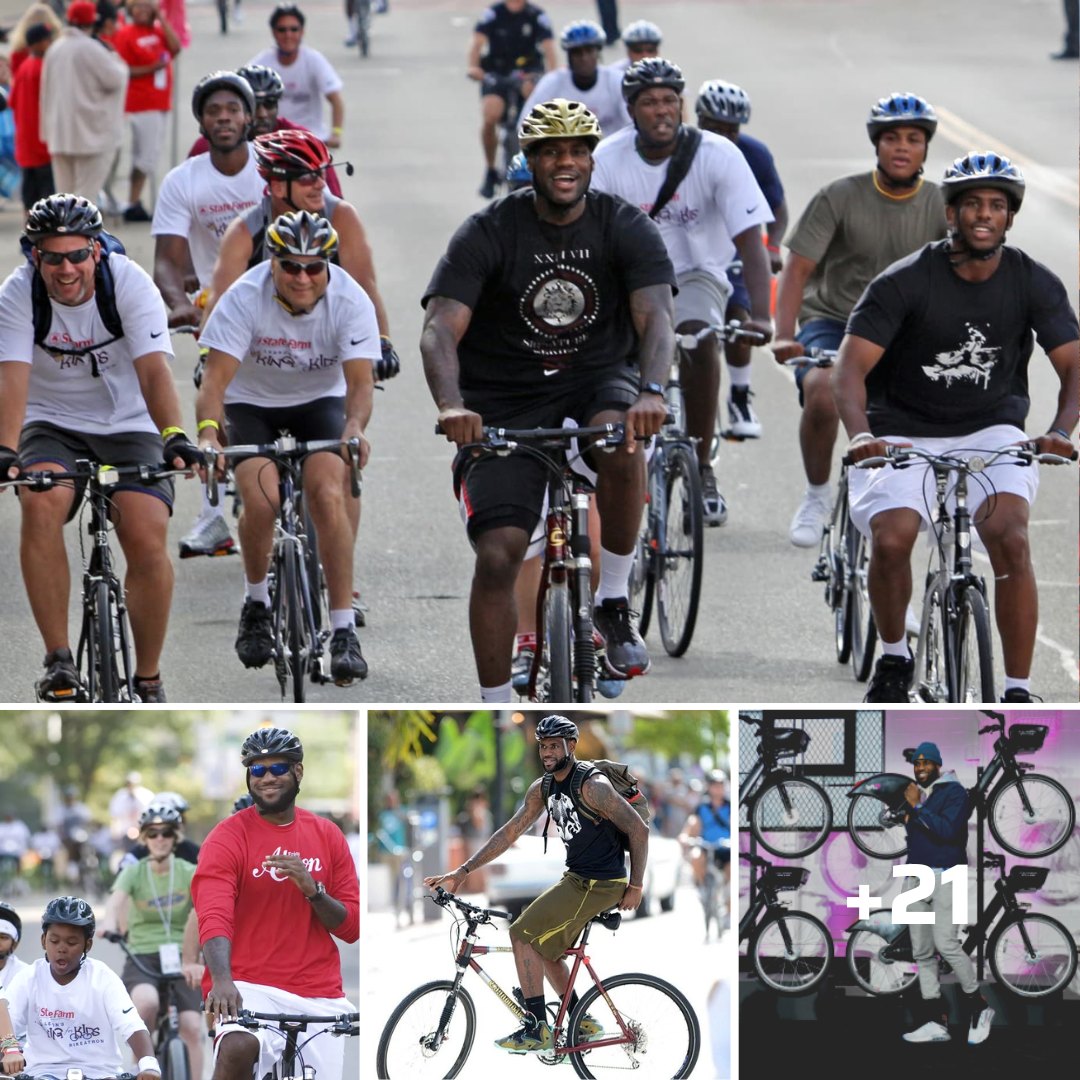 LeBron James reveals how biking transformed his life as a child - News
