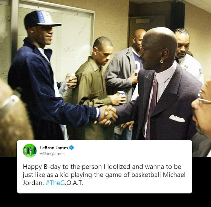 LeBron James Sends Heartfelt Birthday Wishes to Michael Jordan - News