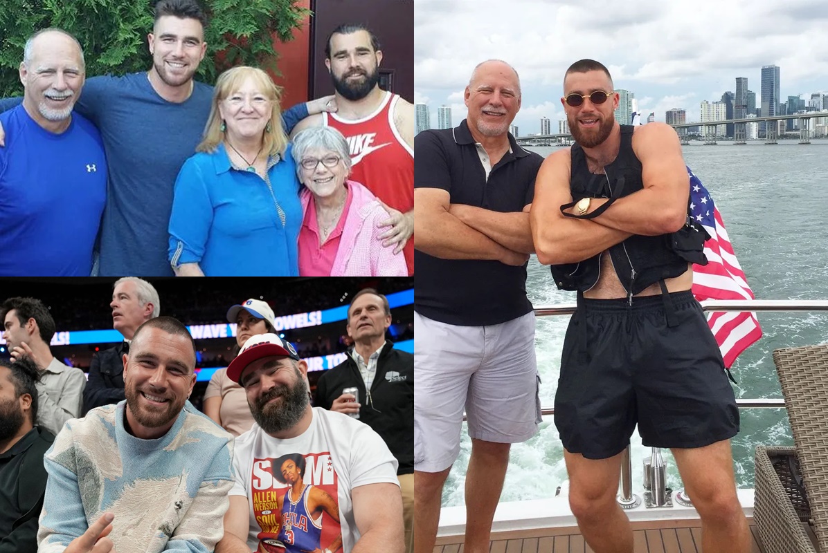 Inside the covert family lives of Travis and Jason Kelce, which ...