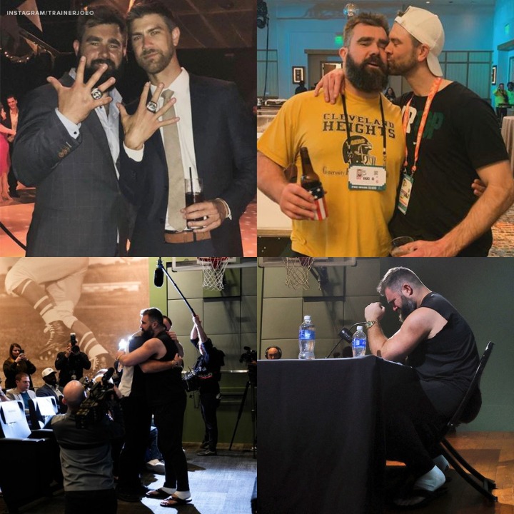 If you were wondering why Jason Kelce’s ankles were tapped at his ...