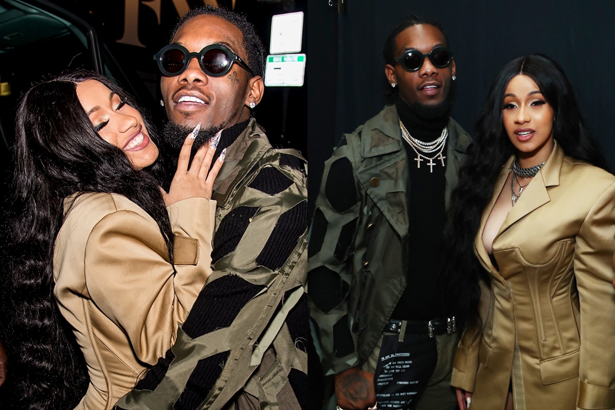 Matching tattoos of their wedding date were obtained by Cardi B and ...