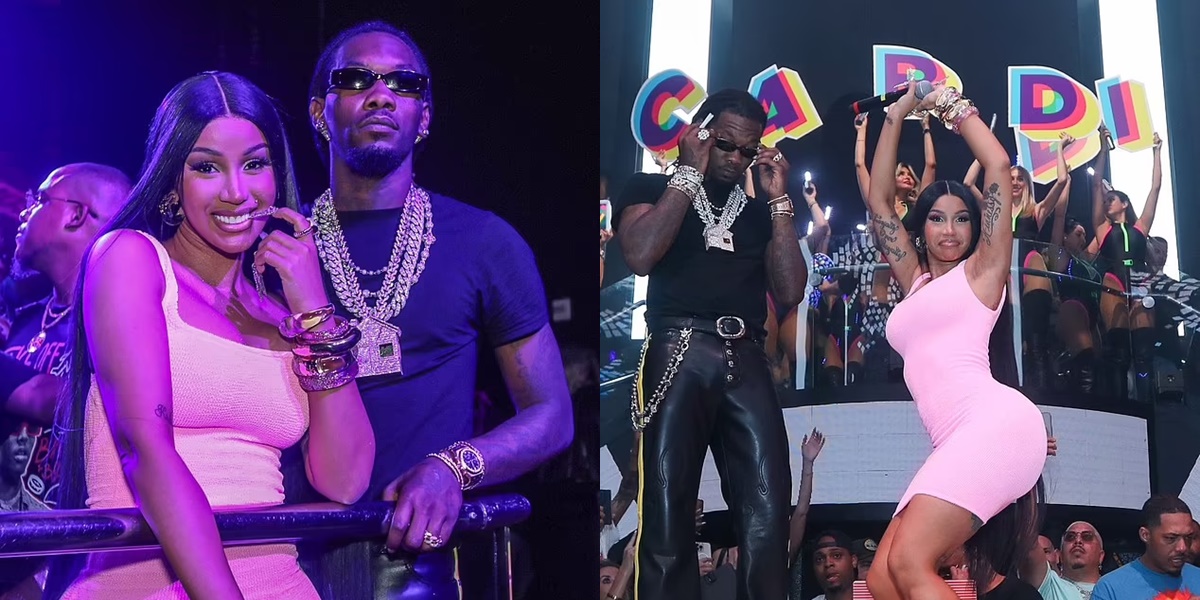 Radiating a seductive vibe, Cardi B and Offset turn up the heat at his ...