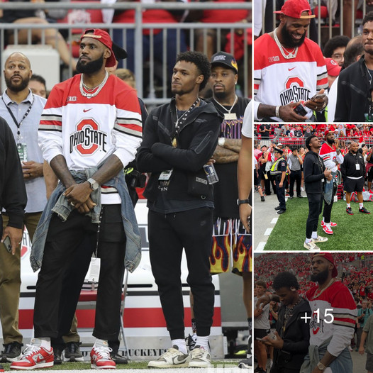 LeBron James and his son Bronny had some alone time together when they ...