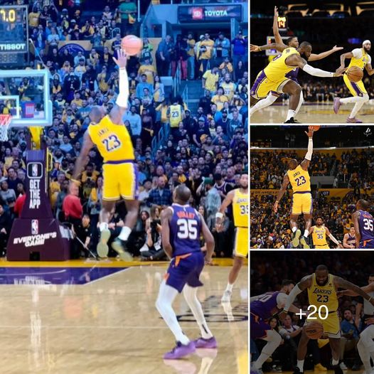 LeBron James Takes NBA Fans by Storm with Jaw-Dropping Vertical Leap ...