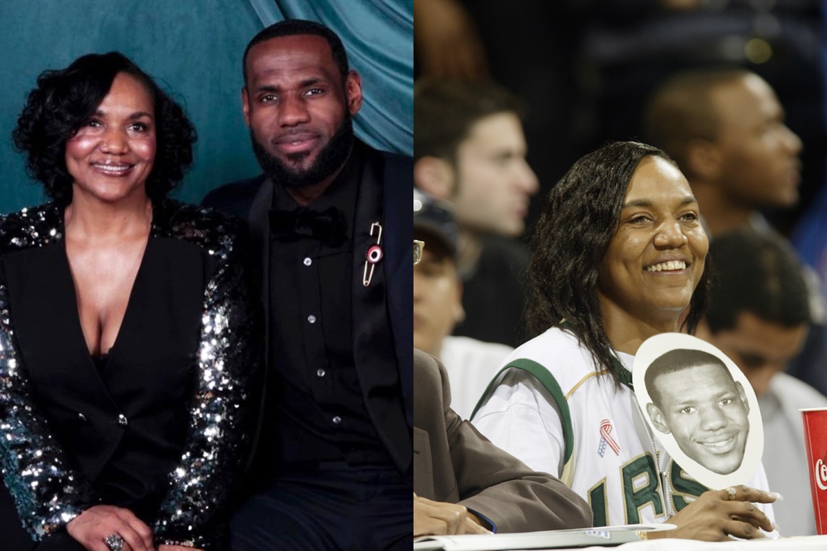 LeBron James’ mother Gloria raised him on her own Because Anthony ...