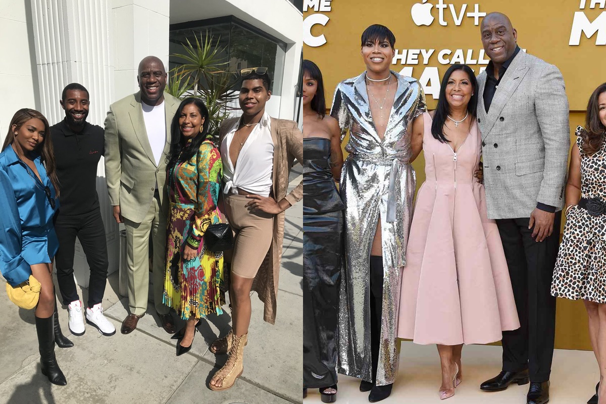 Magic Johnson is an immortal basketball legend, but to his children he ...