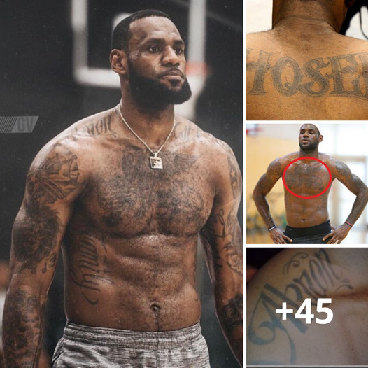 Unveiling the Hidden Meanings Behind LeBron James’ Tattoos. - News