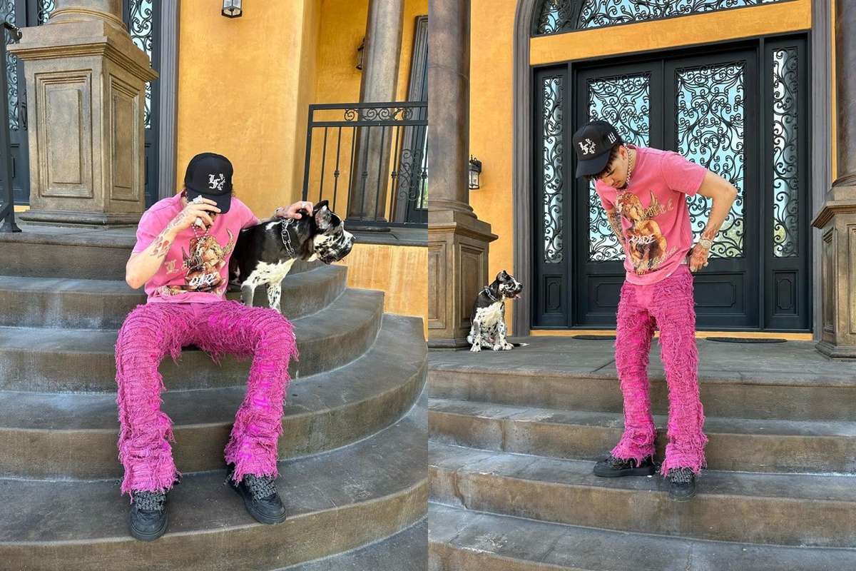 NBA star LaMelo Ball stunned in pink while posing for photos with his ...