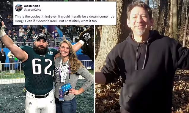 Jason Kelce receives invitation to battle brother Travis in the forge ...