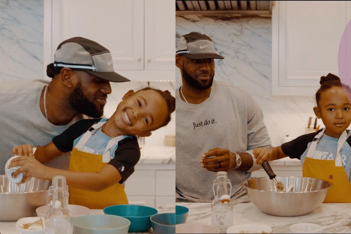 Lebron James Shares Sweet Moments With His 6-year-old Daughter Making A ...