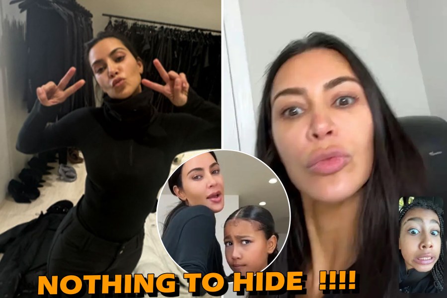 NOTHING TO HIDE North West, 10, leaks unedited photo of mom Kim ...