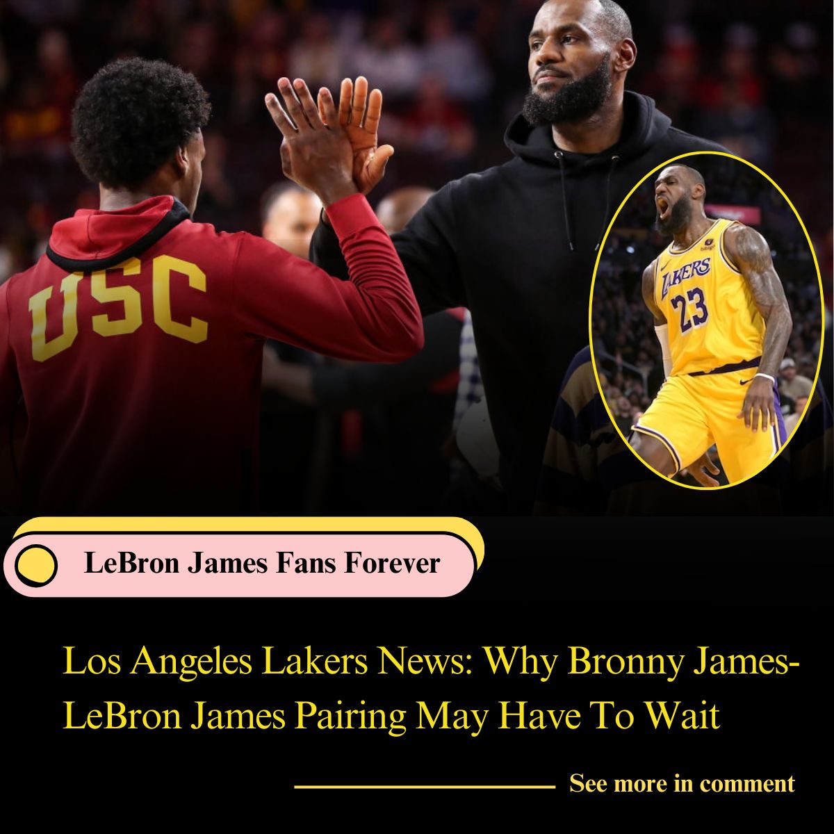 Los Angeles Lakers News: Why Bronny James-LeBron James Pairing May Have To Wait - News