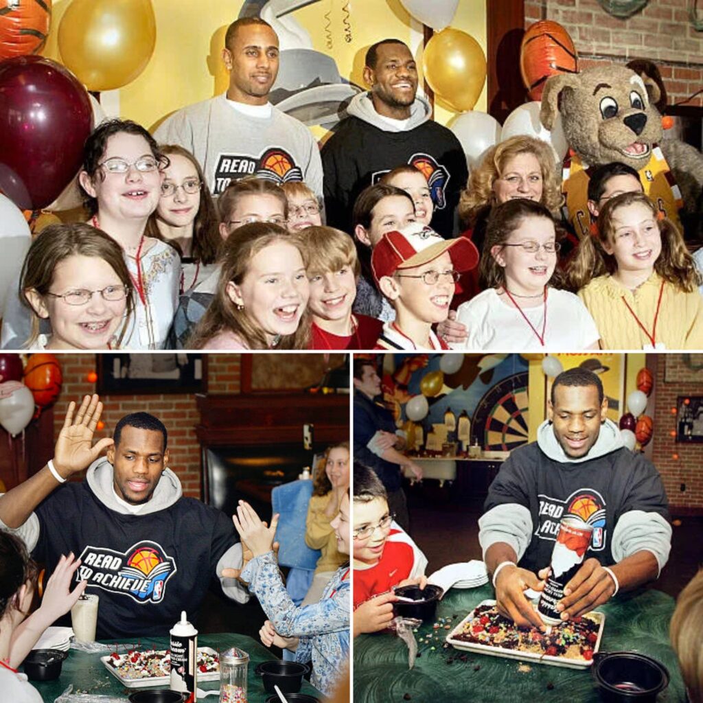 LeBron James’ Sweet Surprise: School Kids Thrilled with Ice Cream Cake ...