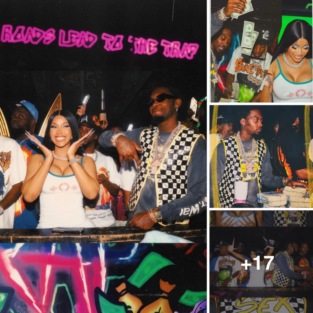 Cardi B and Offset held a grand party to congratulate Offset for ...