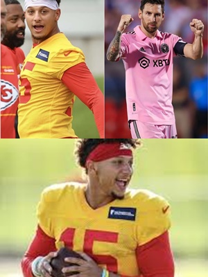 Patrick Mahomes Shared A Very Special Moment With Lionel Messi At ...