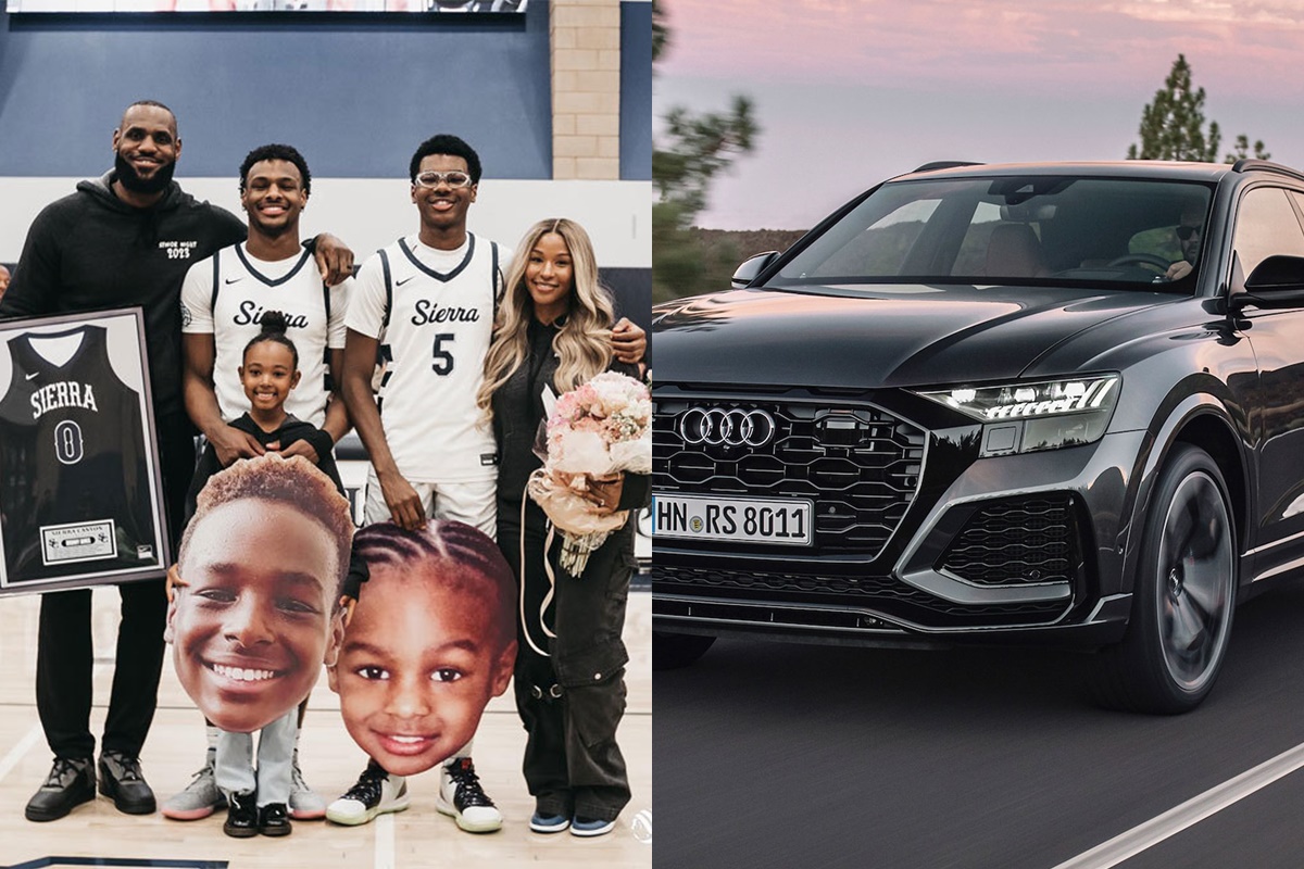 Lebron surprised the world by gifting his son Bronny James an Audi Rs ...