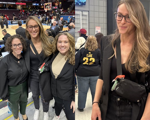 At the 2024 NCAA Women’s Final Four, Kylie Kelce was described as ...