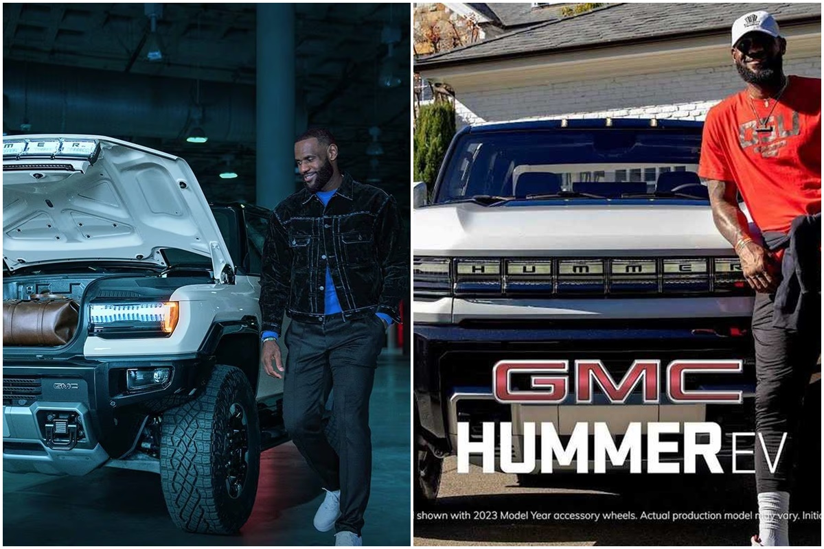 LeBron James gets $110k electric Hummer to add to his $2.6M car ...