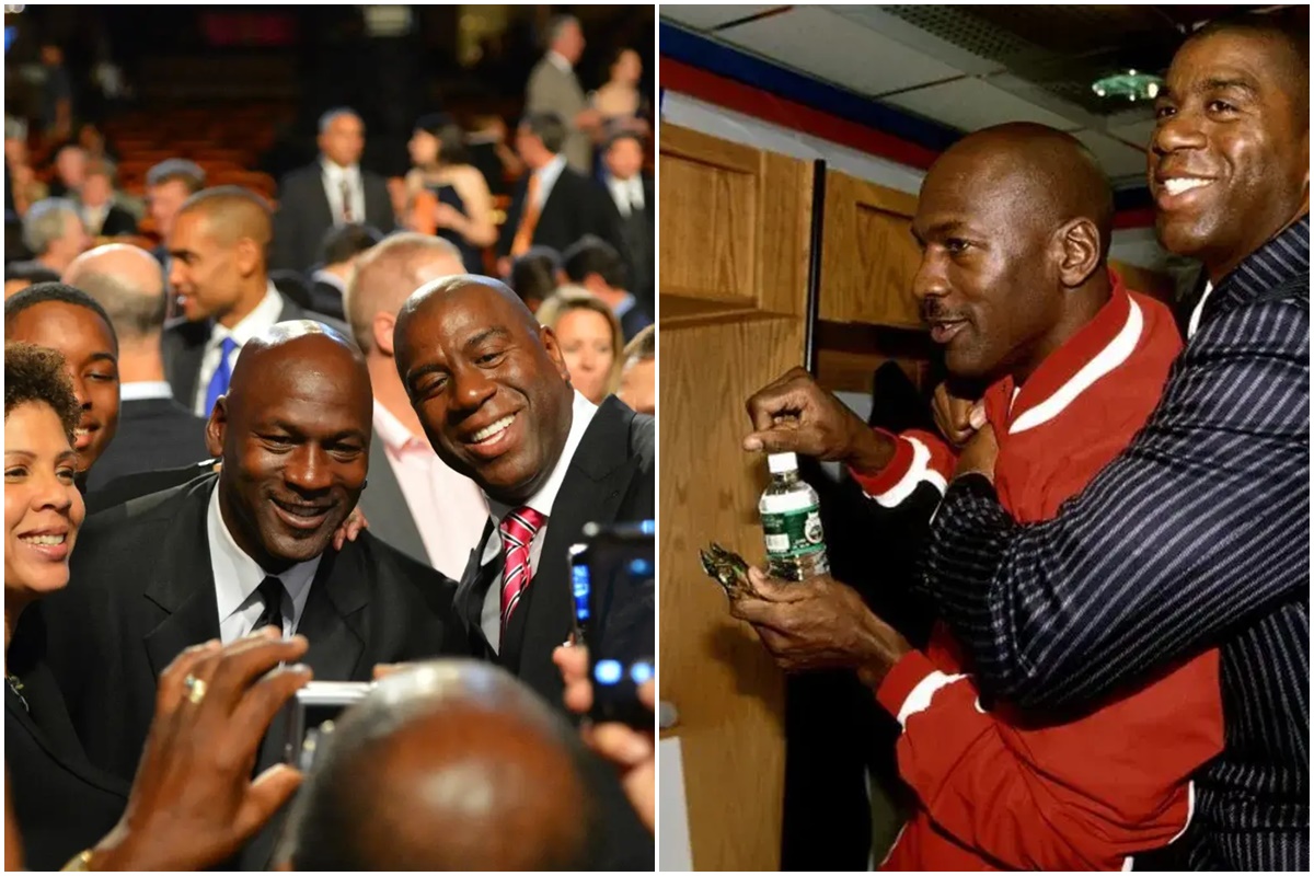 Magic Johnson With "Brother" Michael Jordan 2024! - News