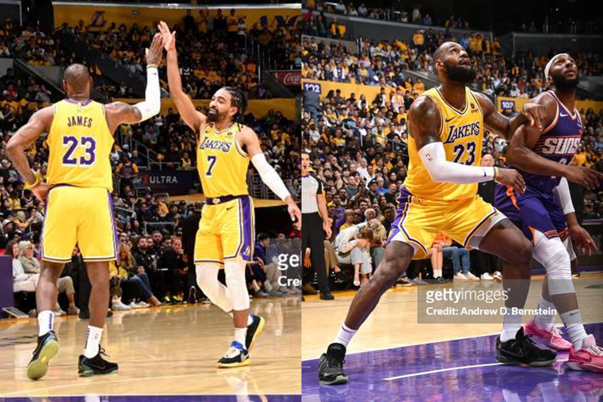 LeBron James Reveals Nike LeBron 21 'Oil Green' during Lakers' Home ...