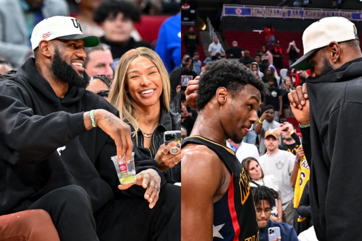 Funny moment: LeBron James gives his adorable young fan a heartfelt ...