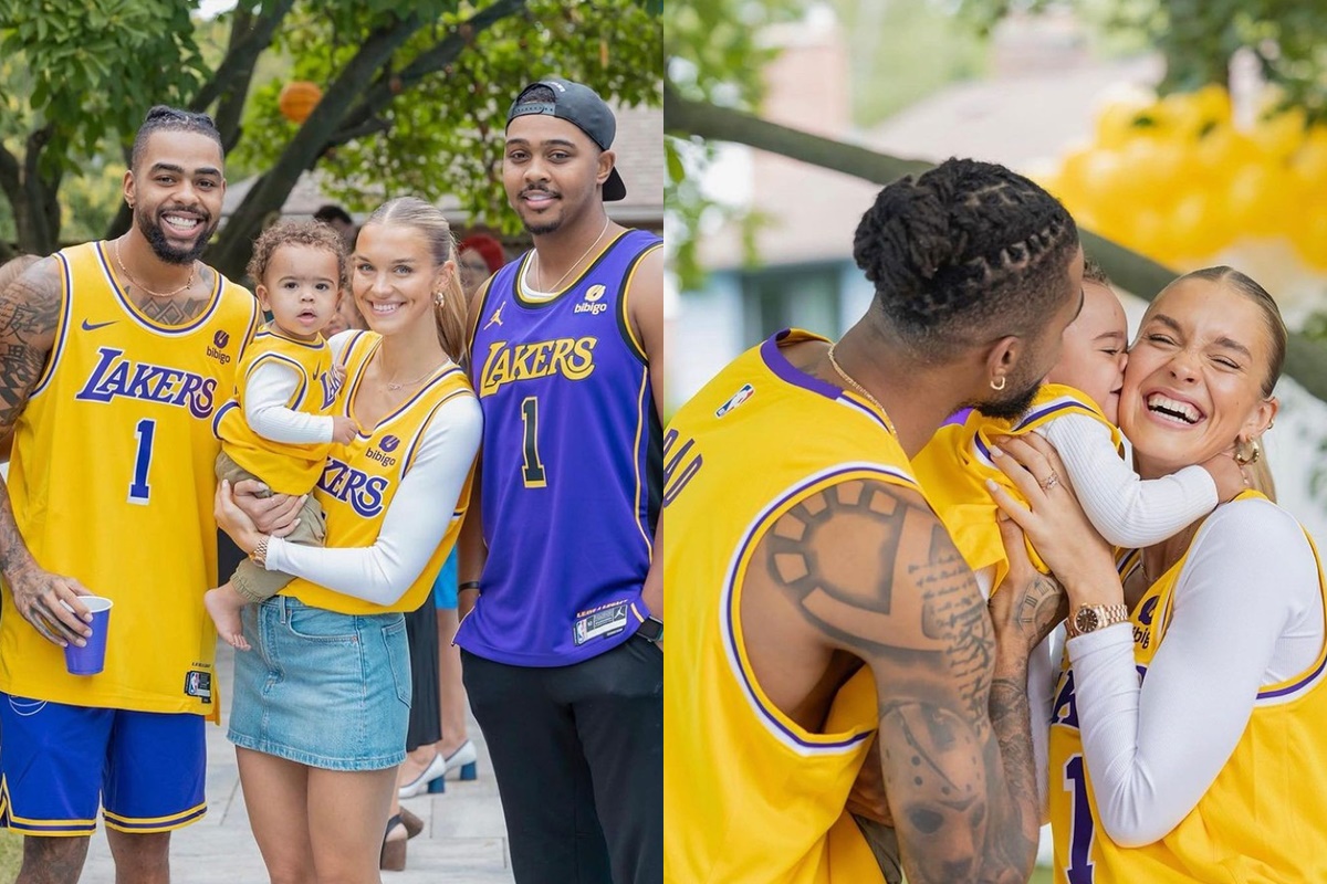 Join the first birthday party of Riley Russell, son of D’Angelo Russell ...