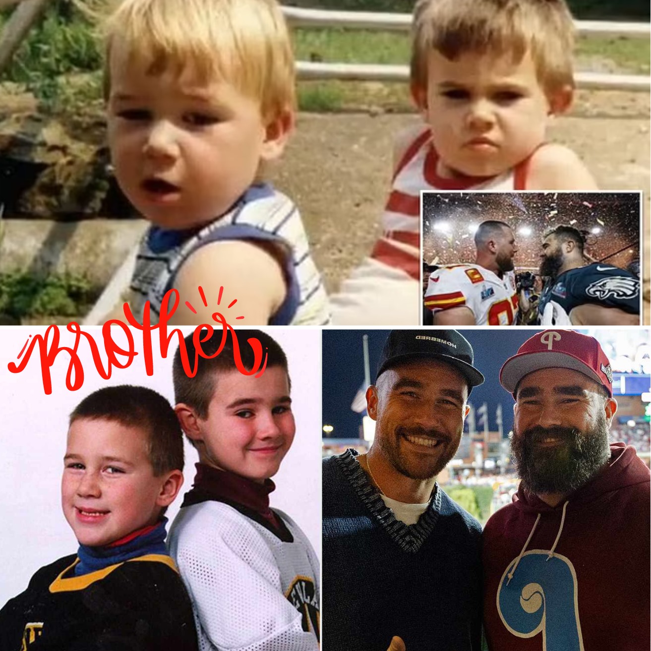 BROTHERHOOD! Travis Kelce Posts Adorable Childhood Videos of Him and ...