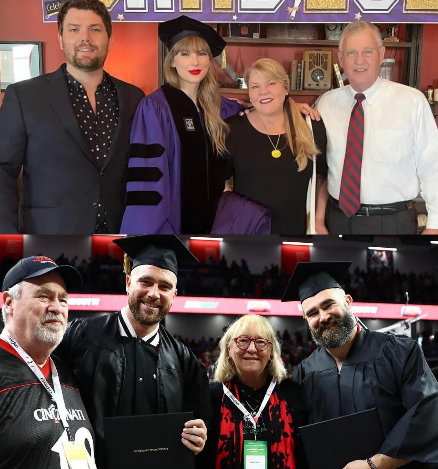 Brothers Jason and Travis Kelce Receive Support from Father Ed and ...
