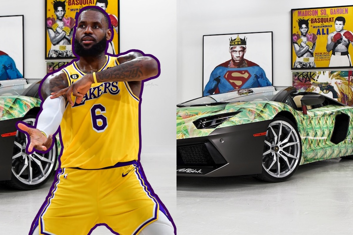Discovering LeBron James ‘King’s Pride’ Exquisite Tropical Lamborghini ...