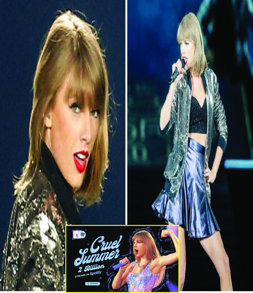 CONGRATULATION!!! Cruel Summer” by Taylor Swift has now surpassed 2 BILLION streams on Spotify ...