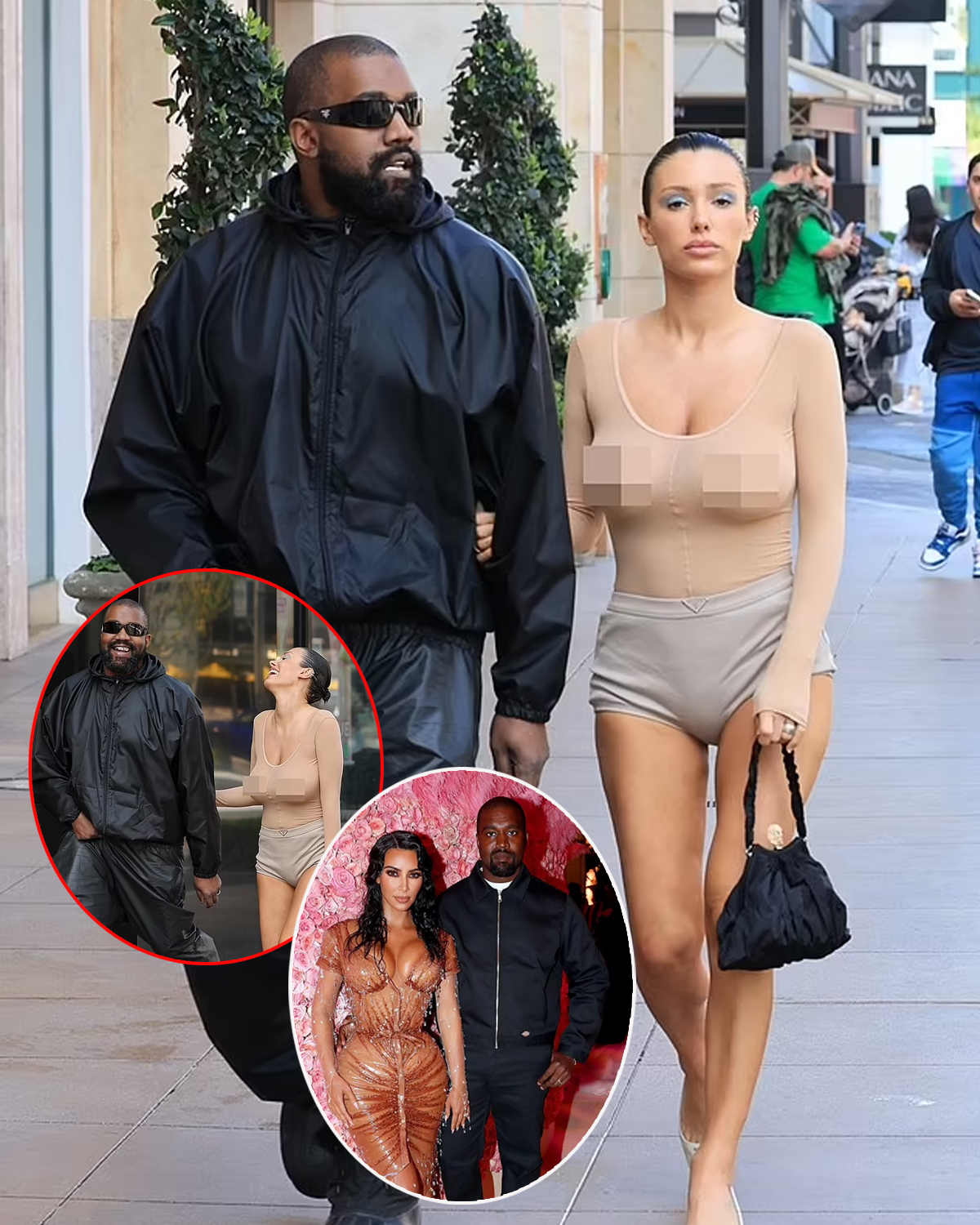 Kanye West’s wife Bianca Censori goes braless beneath sheer top in ANOTHER jaw-dropping outfit ...
