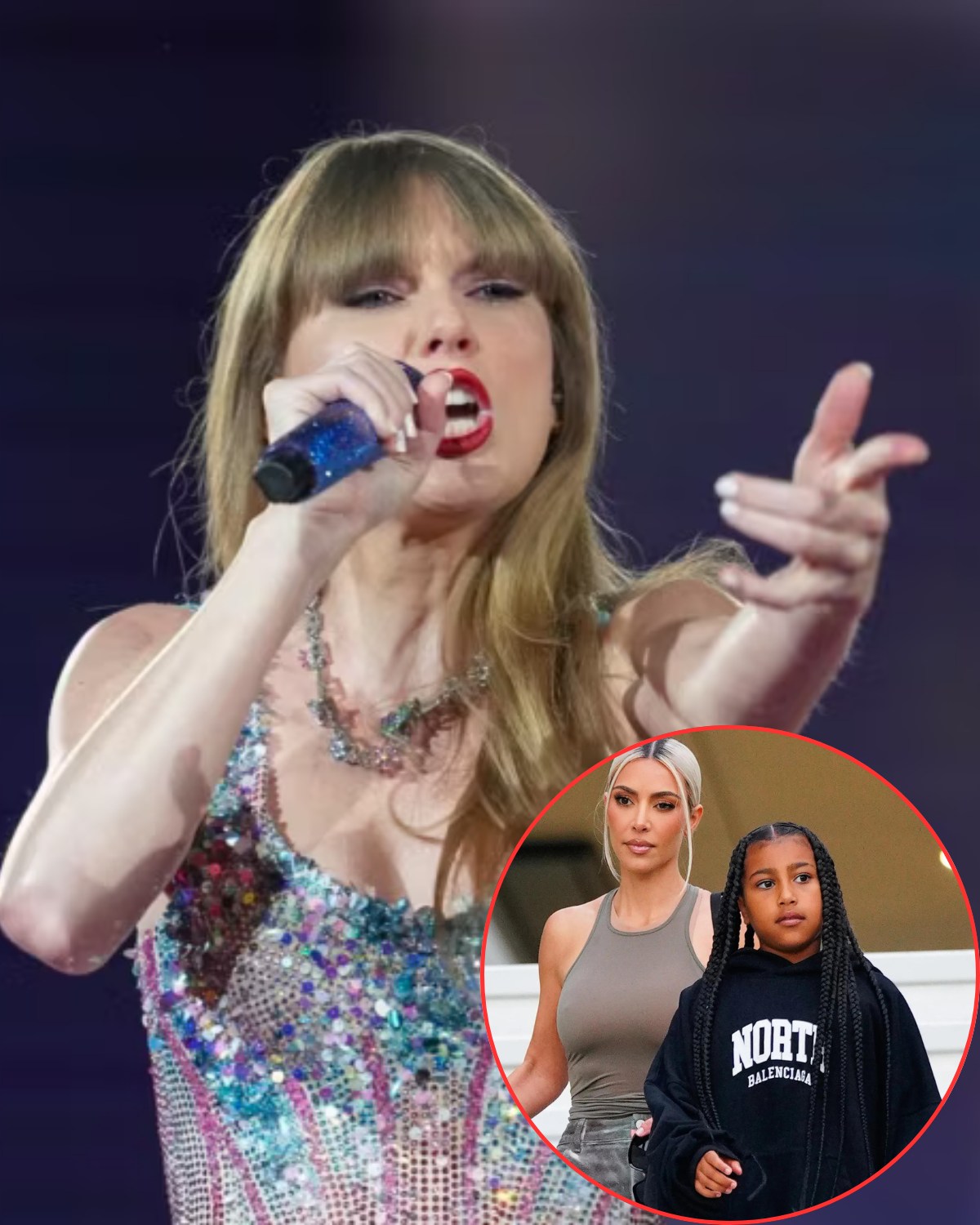 Taylor Swift Ends Kim Kardashian With thanK You aIMee & Uses North West ...
