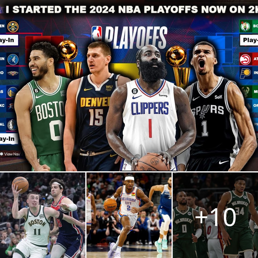 The 2024 NBA Playoffs postseason field and bracket have been finalized ...