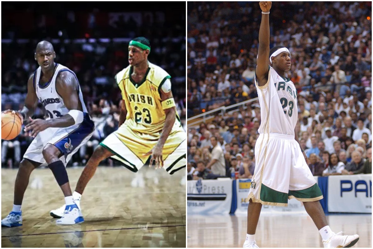 Who Wins 1 On 1 Game: 16-Year-Old LeBron James vs. 38-Year-Old Michael ... Who Wins 1 On 1 Game: 16-Year-Old LeBron James vs. 38-Year-Old Michael ...