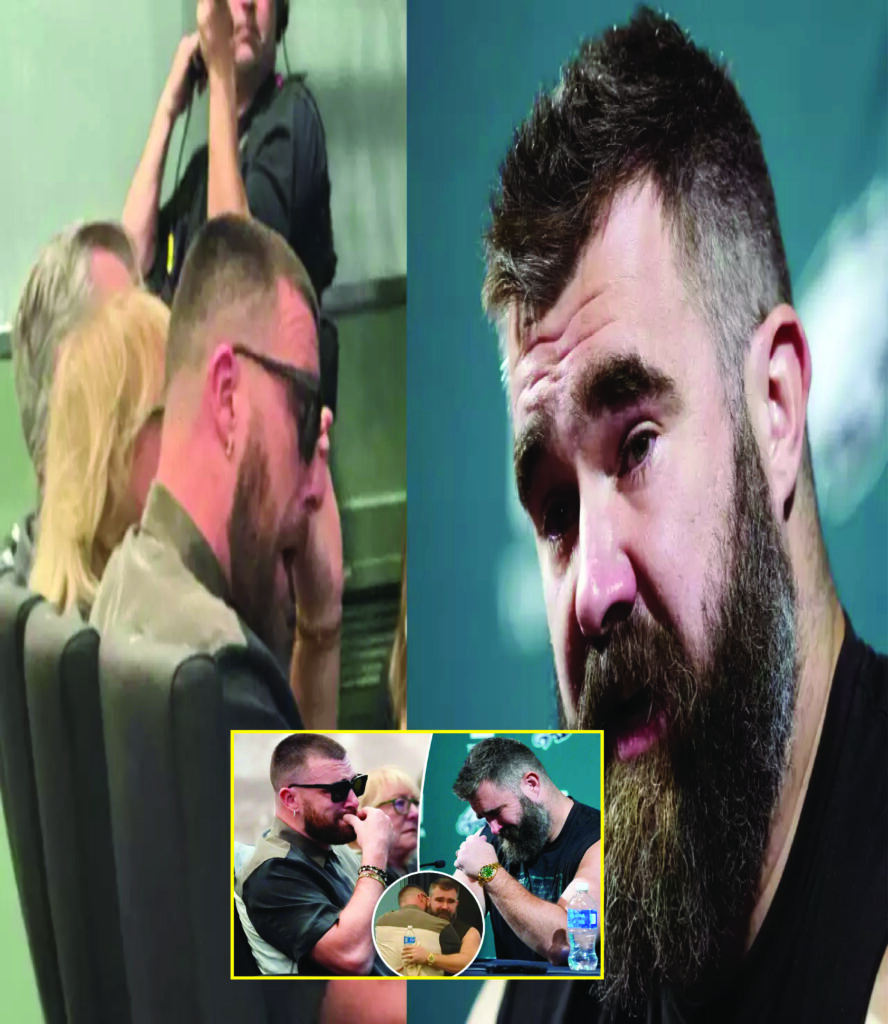 Emotional Moment: Travis Kelce Breaks Down in Tears During Jason Kelce’s NFL Retirement Press ...