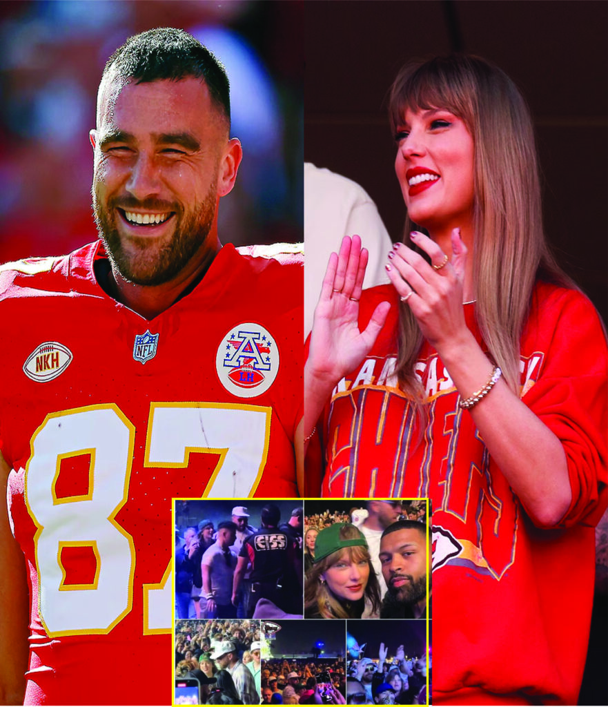 OMG! Travis kelce & fans WELCOMED Taylor Swift to Fifth Third Arena ...