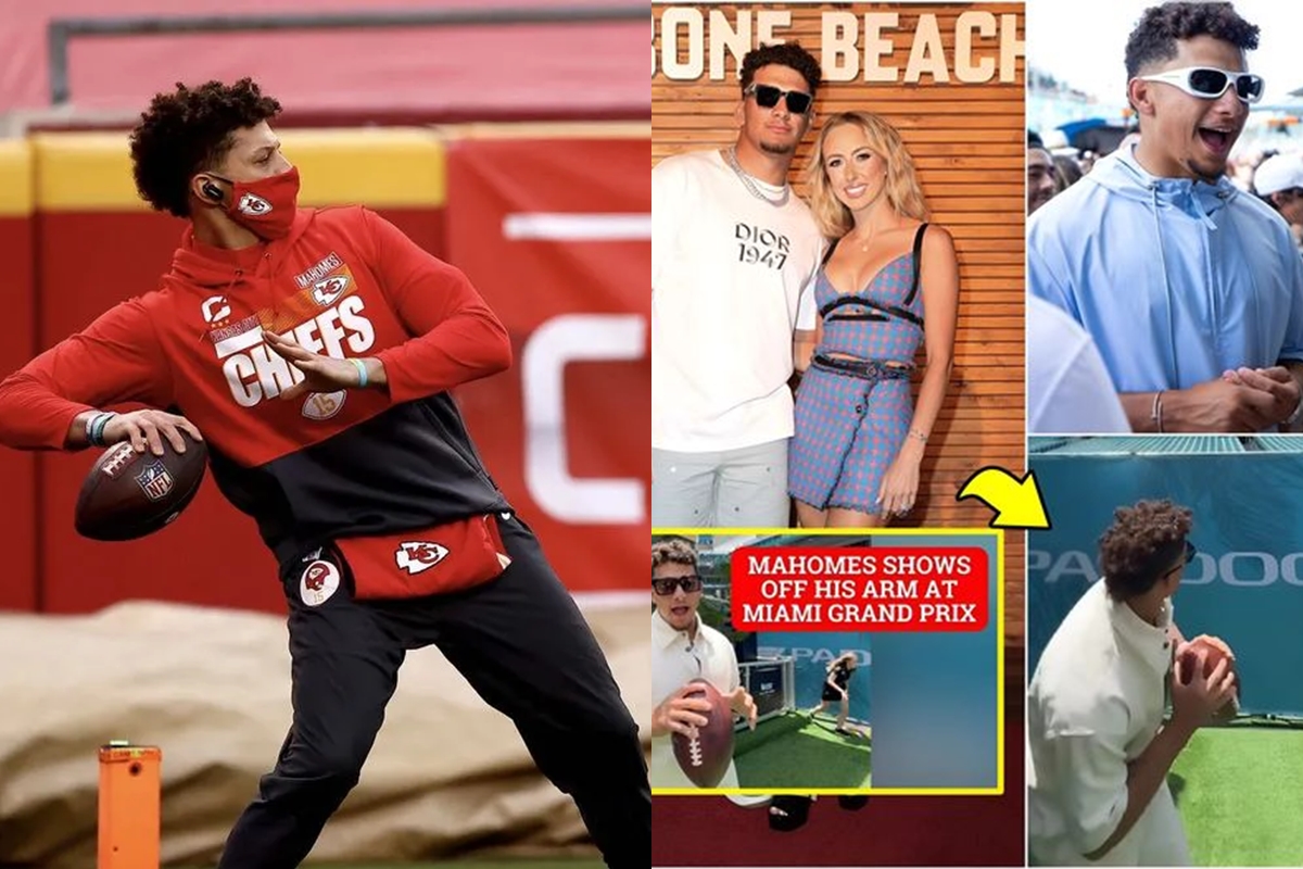 Chiefs’ Patrick Mahomes Demonstrates His Precision Passing Skills At ...