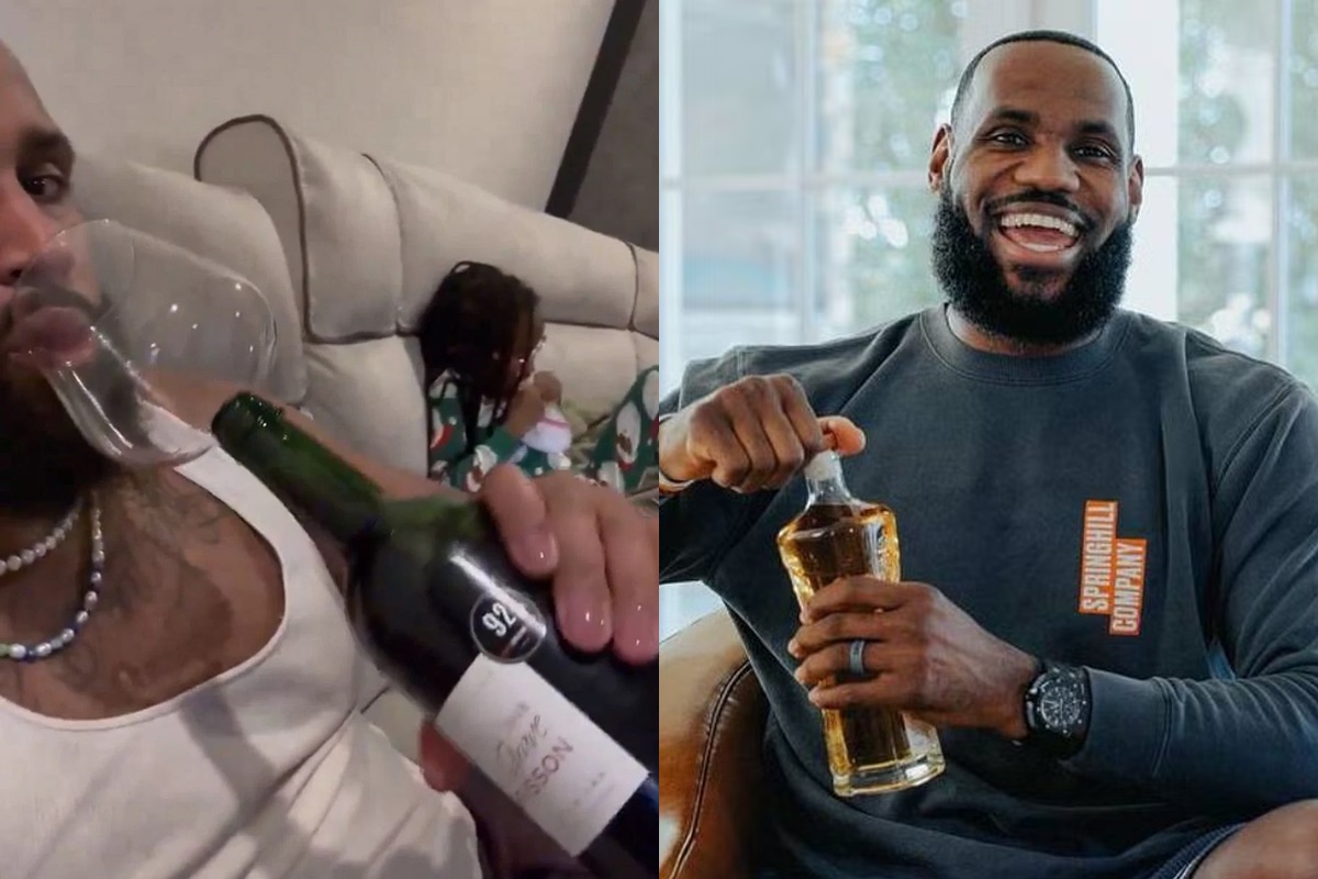 LeBron James enjoys drinking wine after games. - News