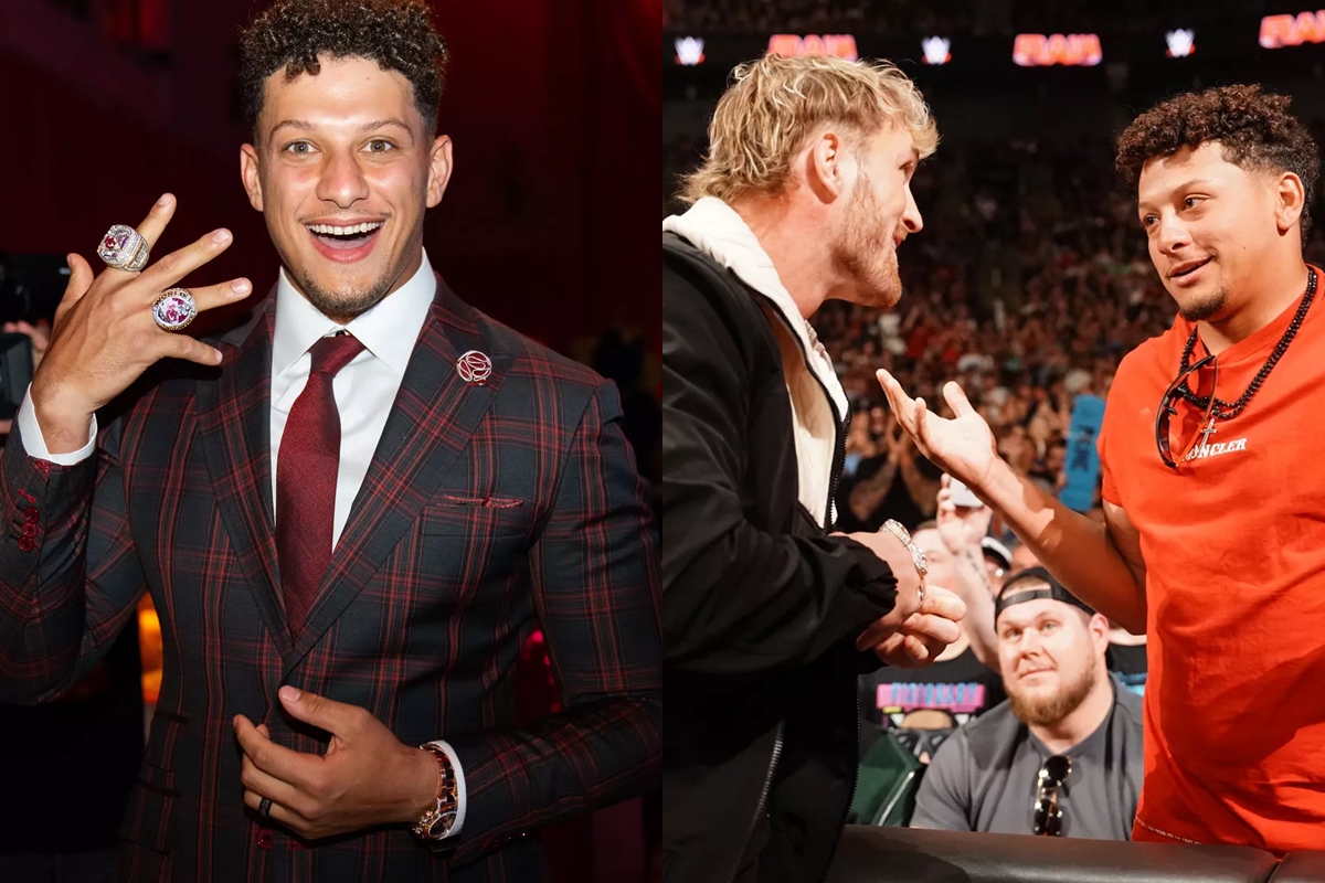 Patrick Mahomes Lends His Super Bowl Rings to Logan Paul to Use as ...