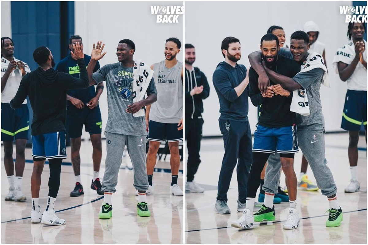 Timberwolves star Anthony Edwards in a new ‘Slime Green’ Adidas AE 1 ...